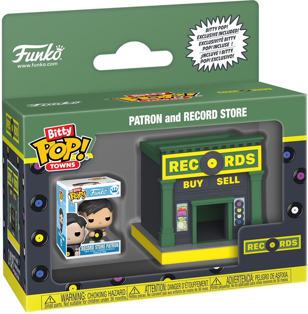 Figurine Pop Icônes de Pub pas cher : Magasin de disques et patron