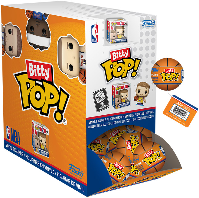 Figurine Pop NBA pas cher : Boîte Mystère Bitty Pop NBA