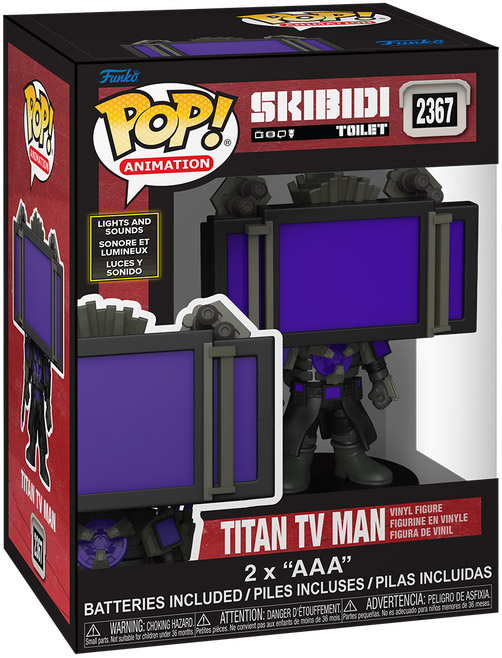 Figurine Pop Skibidi Toilet #2367 pas cher : Titan Cameraman - Lumières ...