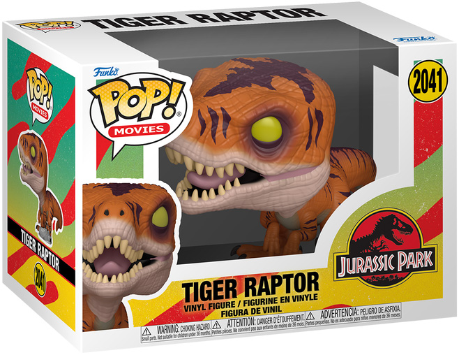 Figurine Pop Jurassic Park #2041 pas cher : Tigre Raptor