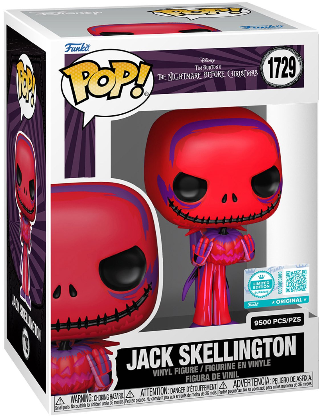 Figurine Pop L'étrange Noël de M. Jack [Disney] #1729 pas cher : Jack ...