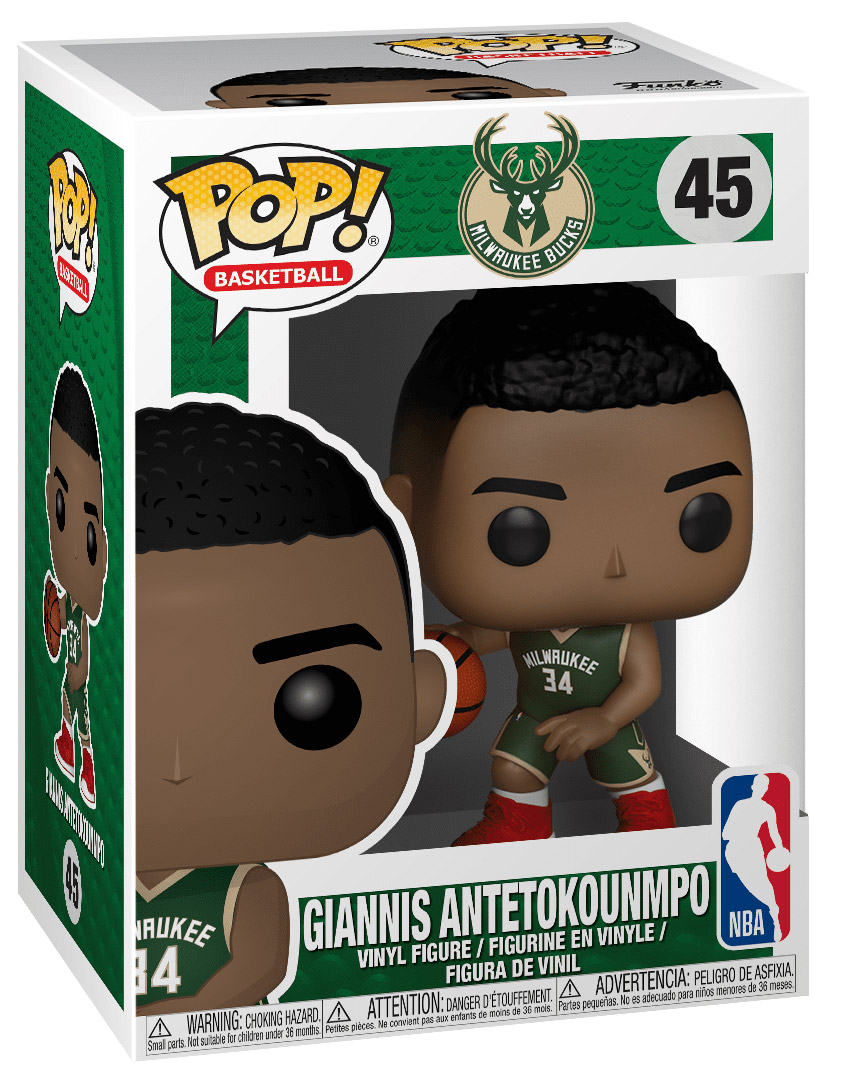 Figurine Pop NBA #45 pas cher : Giannis Antetokounmpo