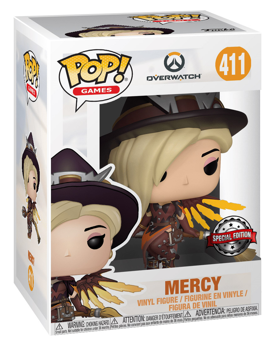 Figurine Pop Overwatch #411 pas chère : Mercy la sorcière