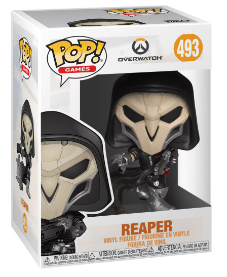 Figurine Pop Overwatch #493 pas cher : Reaper spectre