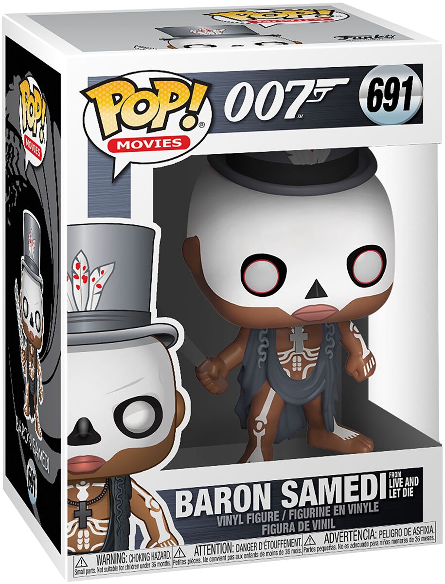 Figurine Pop James Bond 007 #691 pas cher : Baron Samedi - Live and Let Die