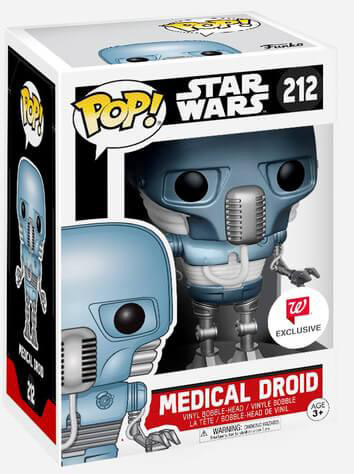 Figurine Pop Star Wars 7 : Le Réveil de la Force #212 pas cher : Robot ...