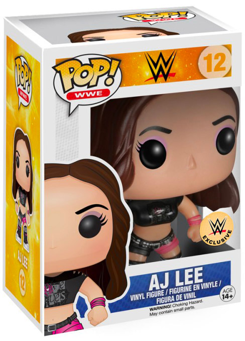 Figurine Pop WWE 12 pas cher AJ Lee