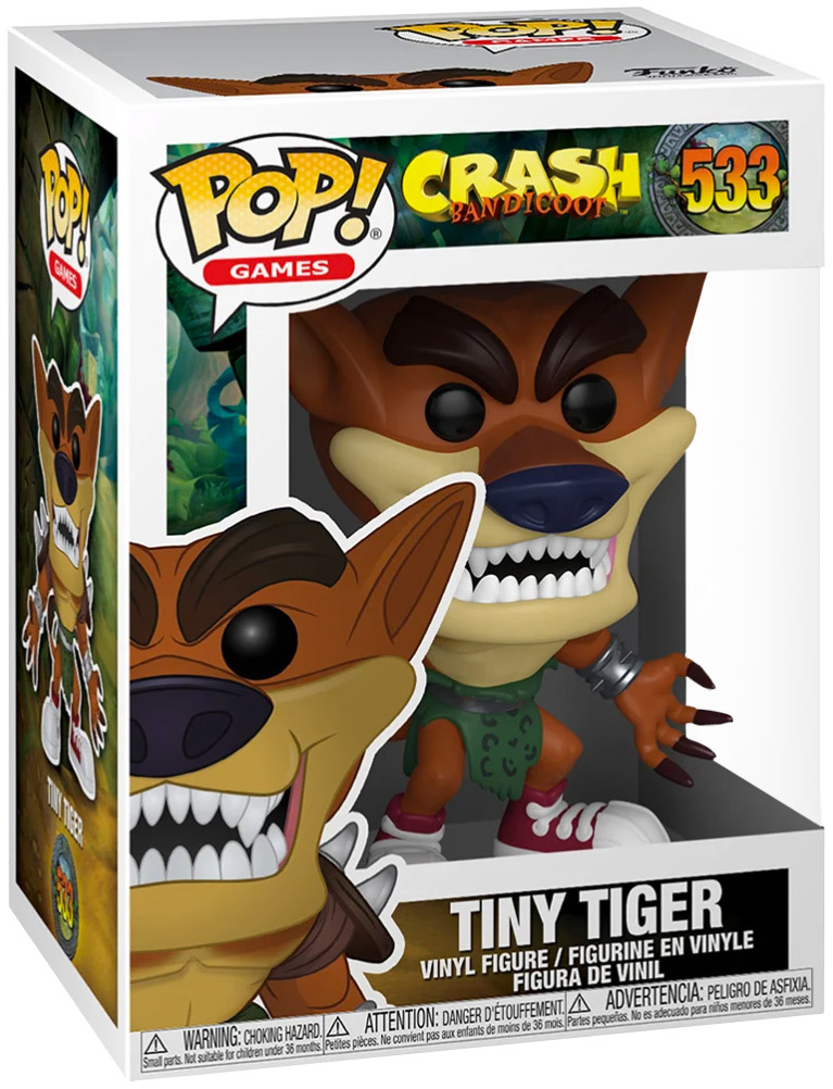 Figurine Pop Crash Bandicoot #533 pas cher : Tiny Tiger