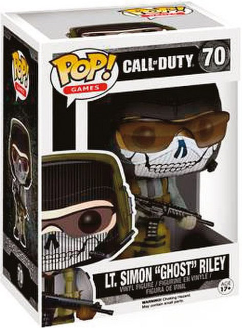 Figurine Pop Call of Duty #70 pas cher : Lt Simon "Ghost" Riley