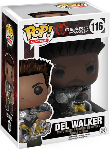 Figurine Pop Gears of War #116 pas cher : Delmont "Del" Walker