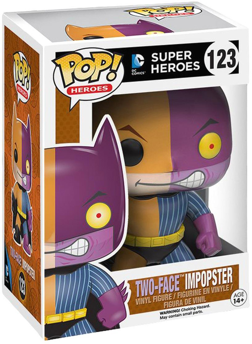 Figurine Pop DC Super-Héros #123 pas cher : Batman en Double-Face