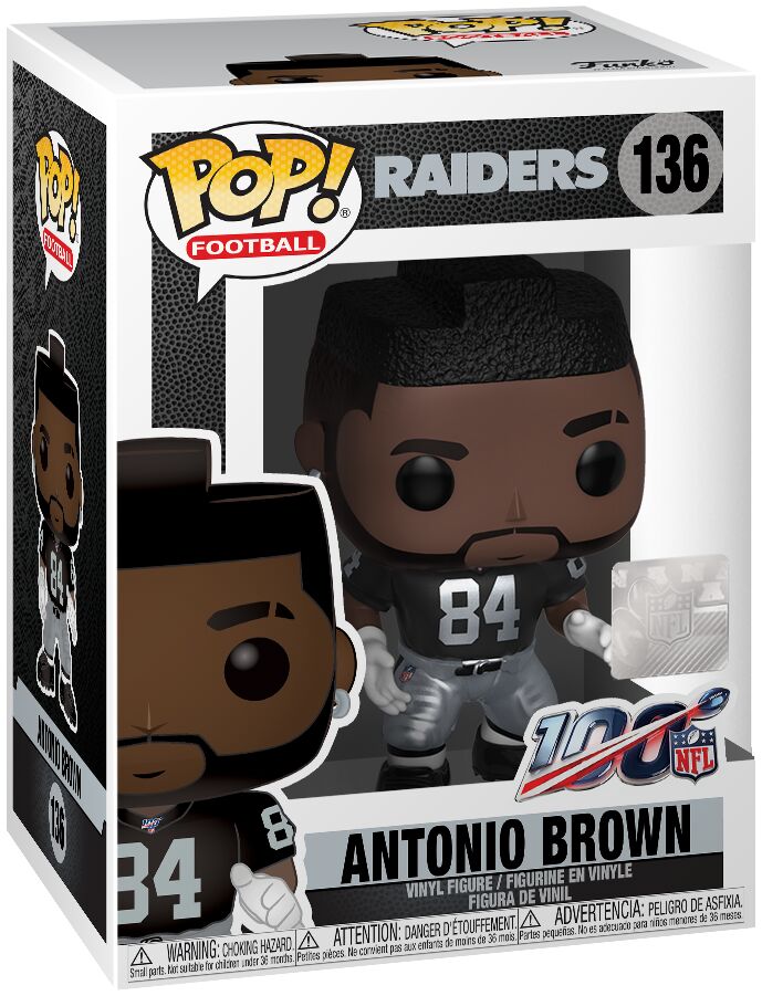 Figurine Pop NFL #136 pas cher : Antonio Brown - Raiders
