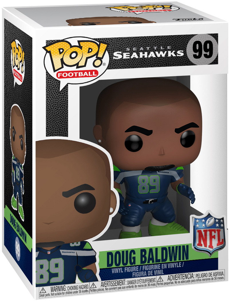 Figurine Pop NFL #99 pas cher : Doug Baldwin - Seattle Seahawks