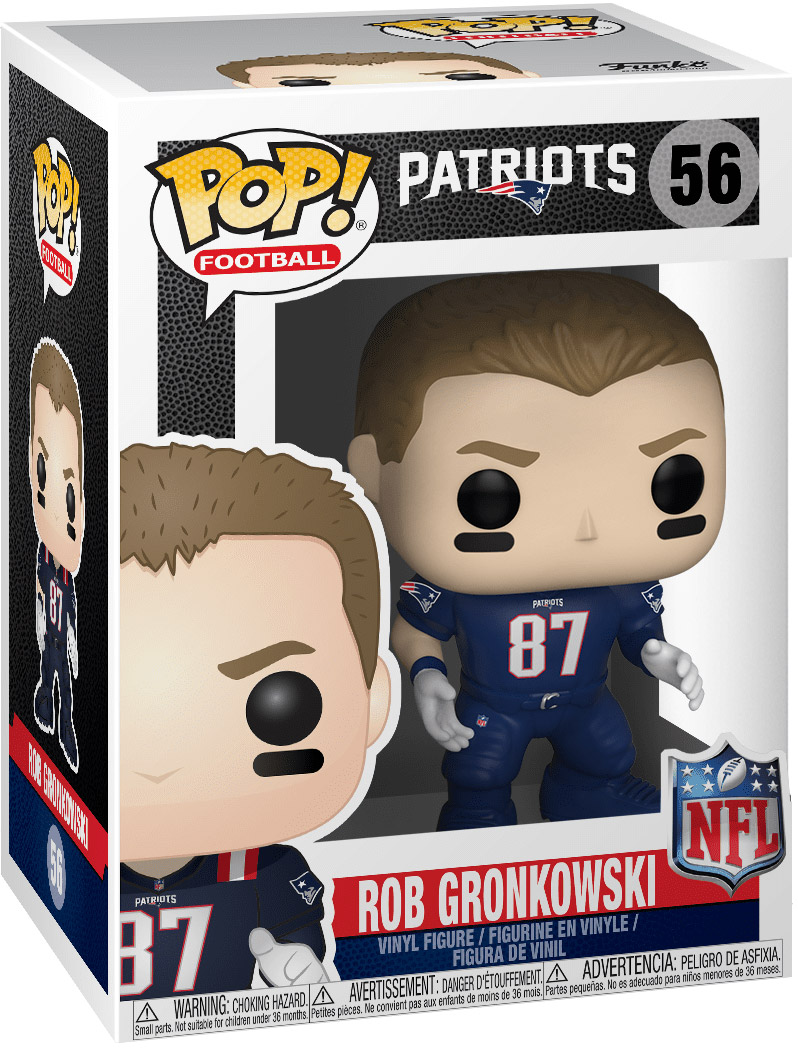 Figurine Pop NFL #56 pas cher : Rob Gronkowski - Patriots
