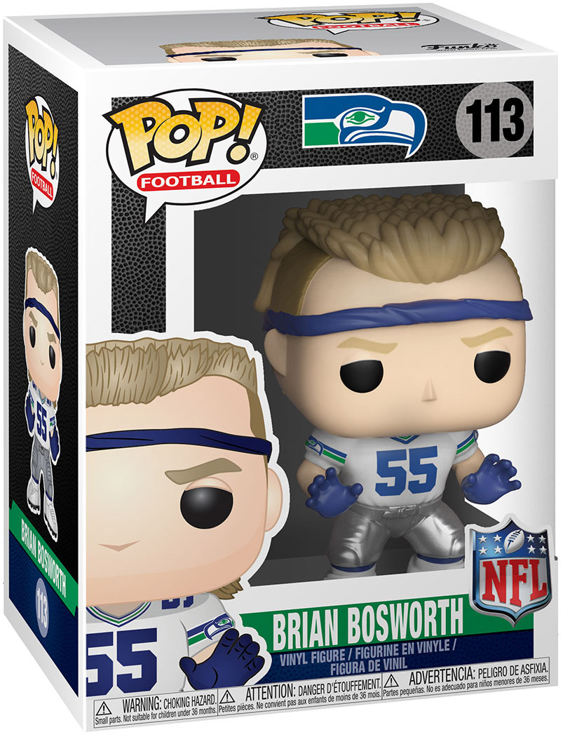 Figurine Pop NFL #113 pas cher : Brian Bosworth - Seattle Seahawks