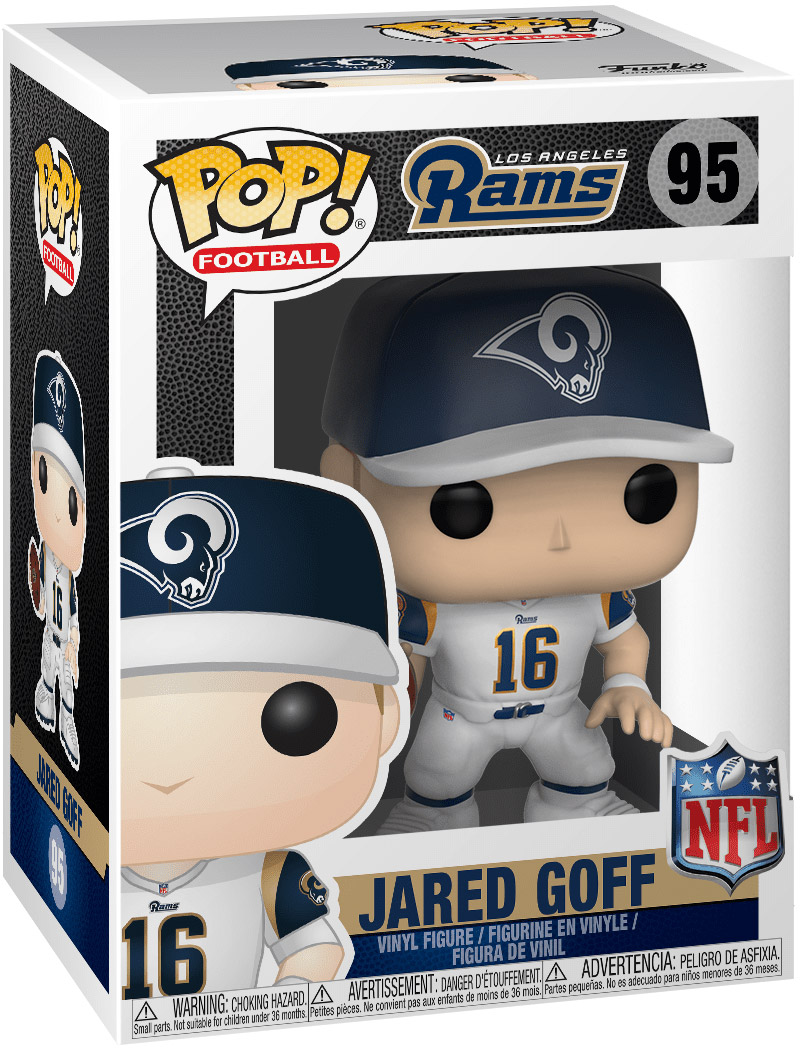 Figurine Pop NFL #95 pas cher : Jared Goff - Los Angeles Rams