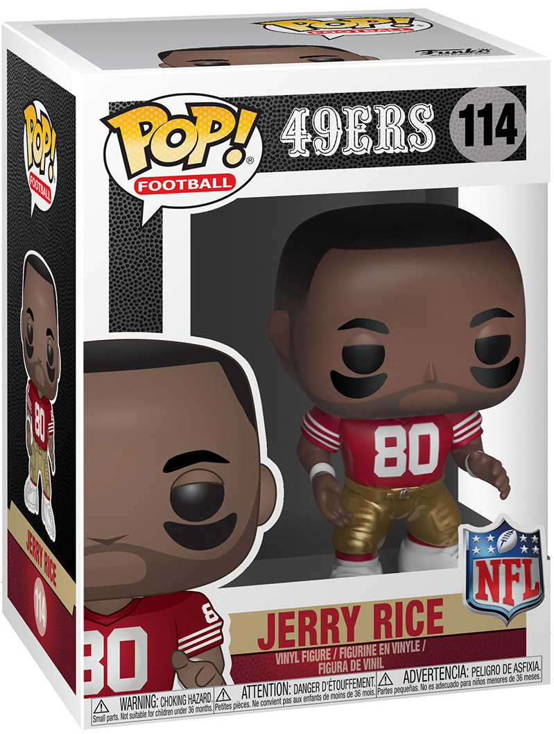 Figurine Pop NFL #114 pas cher : Jerry Rice - 49ers