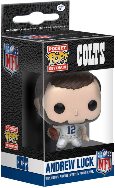 Figurine Pop NFL pas cher : Andrew Luck - Porte-clés
