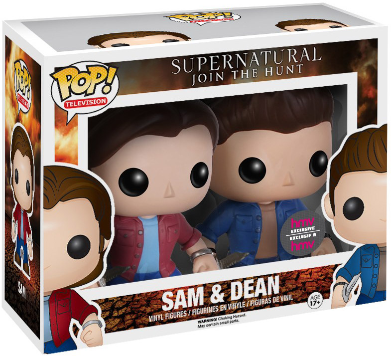 Figurine Pop Supernatural pas cher : Sam & Dean - 2 pack