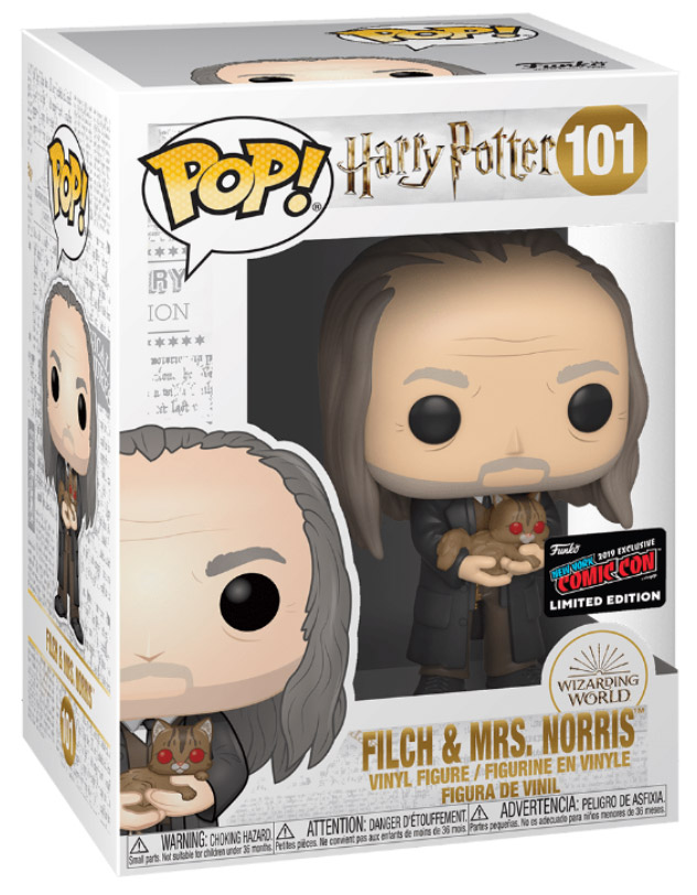 Figurine Pop Harry Potter #101 pas cher : Argus Rusard & Mrs Teigne