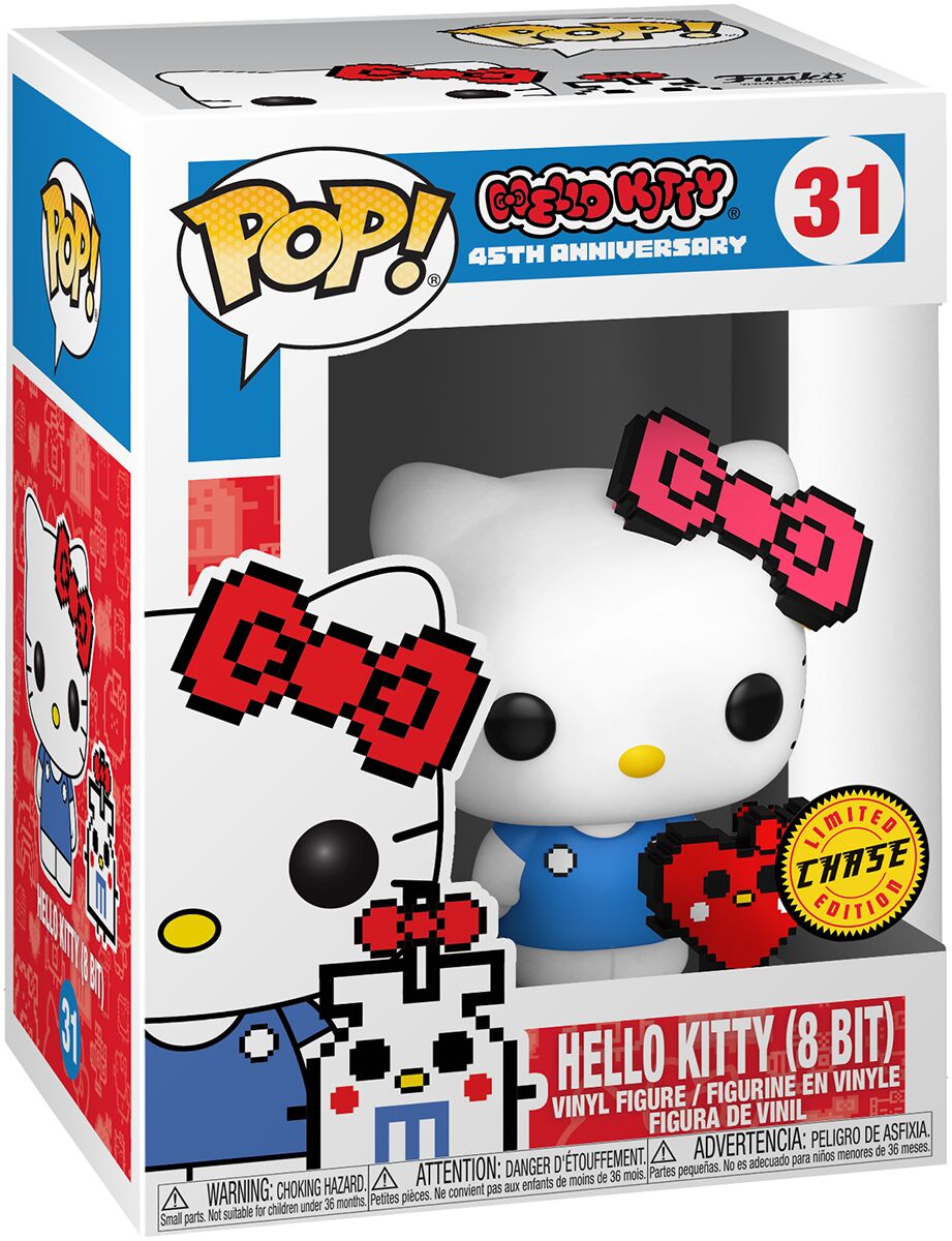 Figurine Pop Sanrio #31 pas cher : Hello Kitty - 8 Bit [Chase]