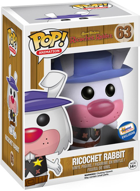 Figurine Pop Hanna-Barbera #63 pas cher : Ricochet Rabbit - Floqué