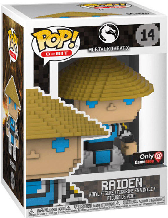Figurine Pop Mortal Kombat #14 pas cher : Raiden - 8-Bit