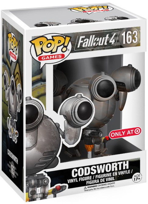 Figurine Pop Fallout #163 pas cher : Codsworth Endommagé