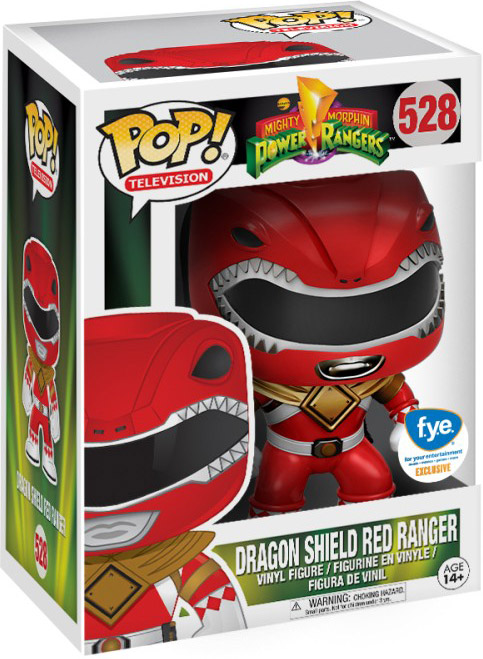 Figurine Pop Power Rangers #528 pas cher : Ranger Rouge