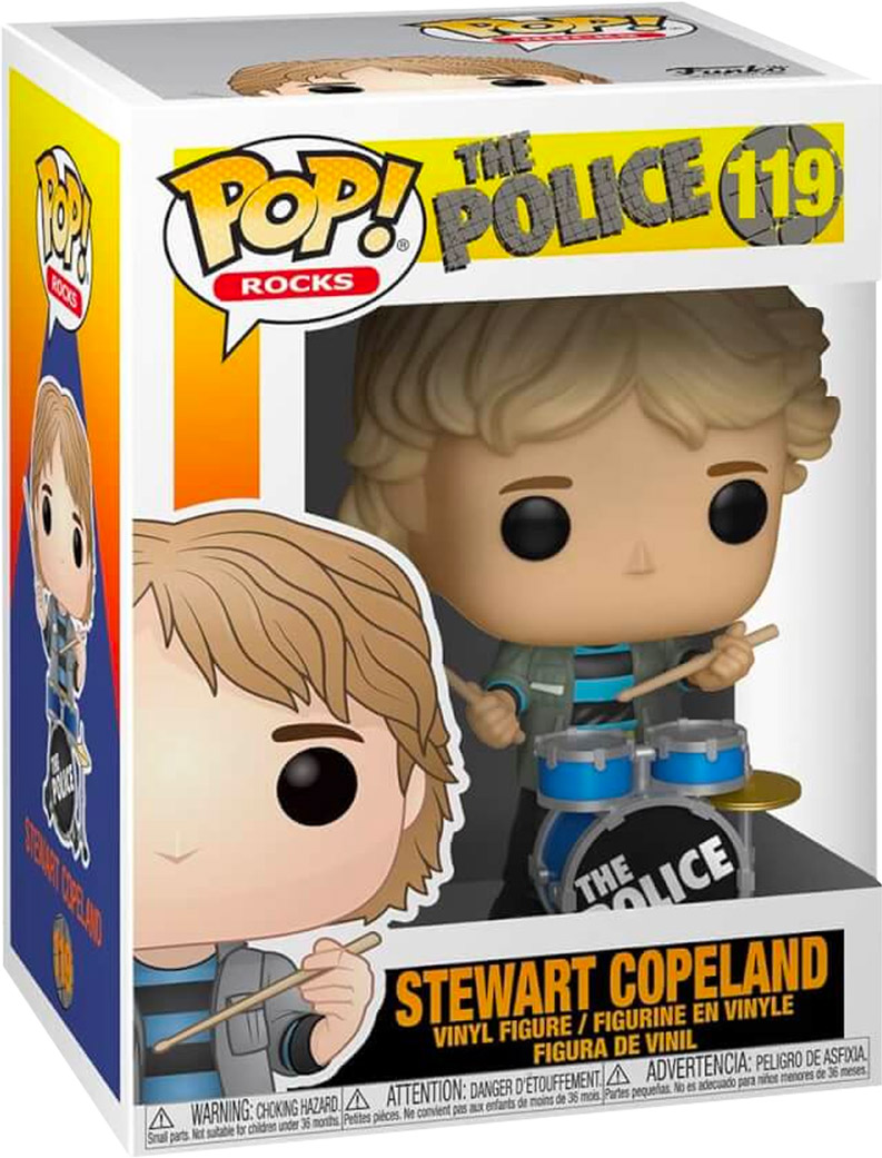 Figurine Pop The Police #119 pas cher : Stewart Copeland