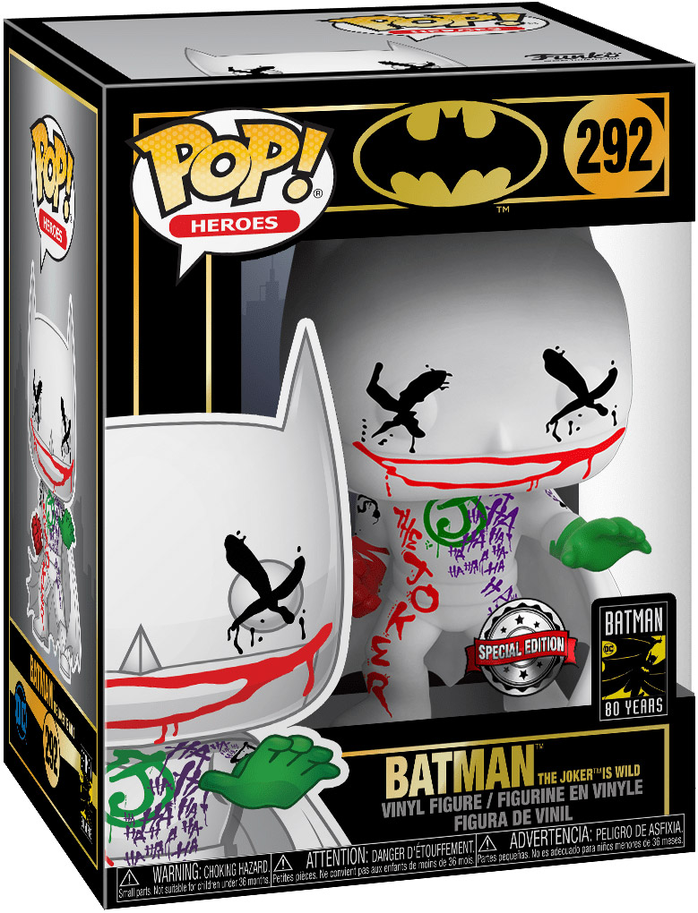 Figurine Pop Batman [DC] #292 pas chère : Batman (The Joker is Wild)