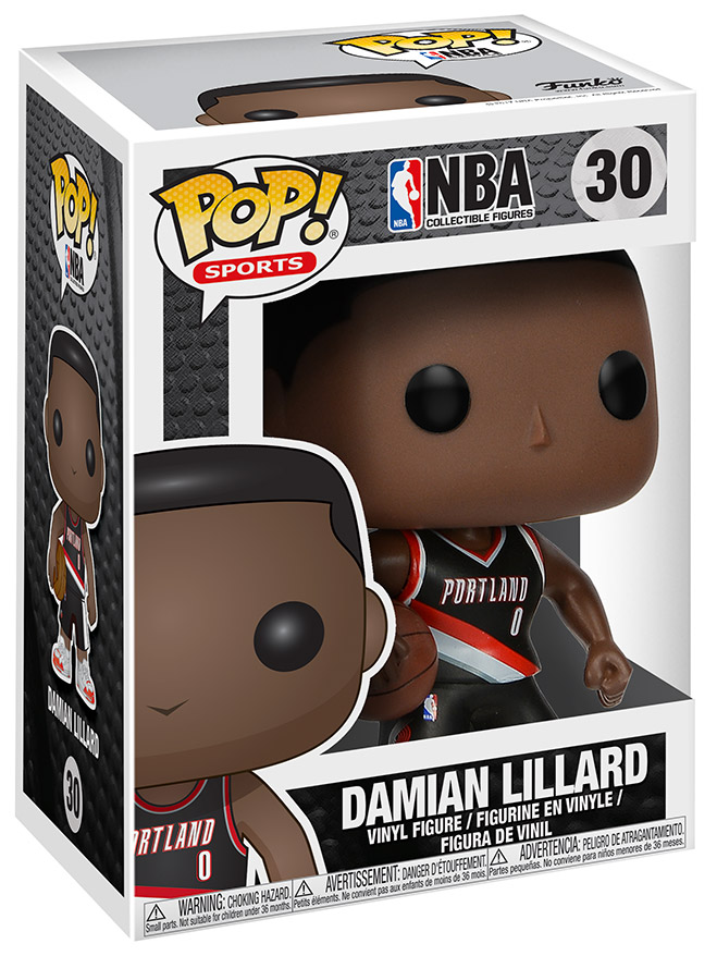 Figurine Pop NBA #30 pas cher : Damian Lillard - Portland Trailblazers