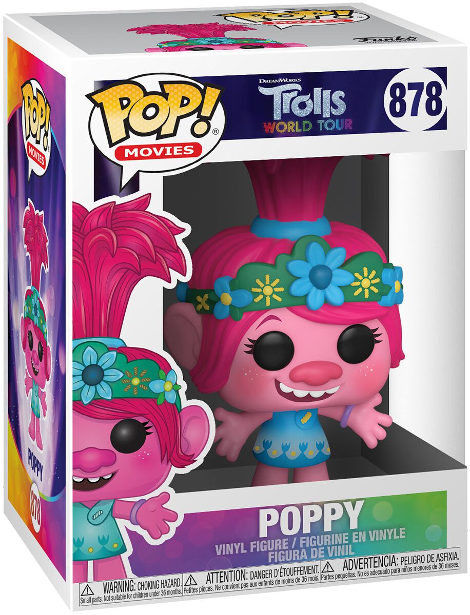 Figurine Pop Les Trolls #878 pas cher : Reine Poppy