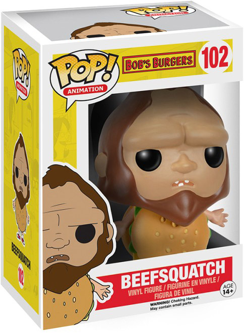 Figurine Pop Bob's Burgers #102 pas cher : Beefsquatch