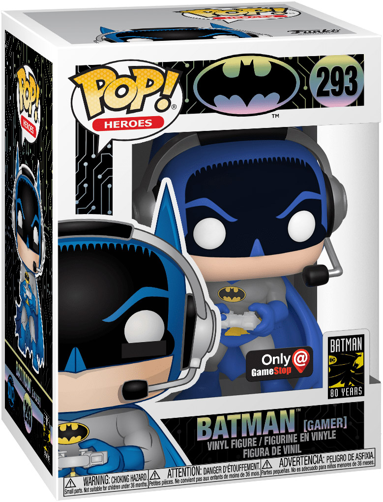 Figurine Pop Batman [DC] #293 pas cher : Batman (Gamer)