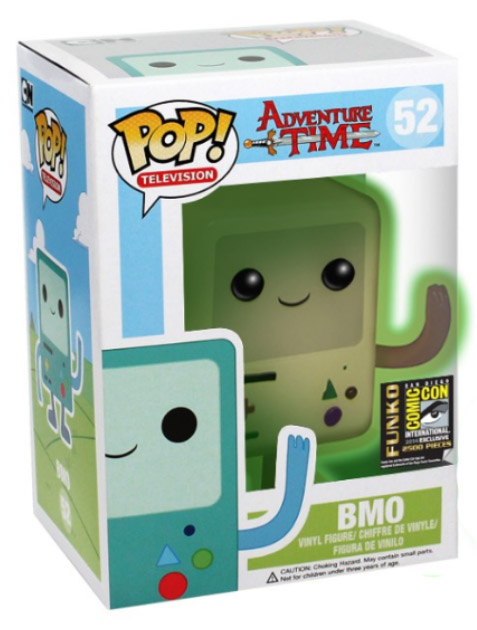 Figurine Pop Adventure Time #52 pas cher : BMO Blanc - Brille dans le noir