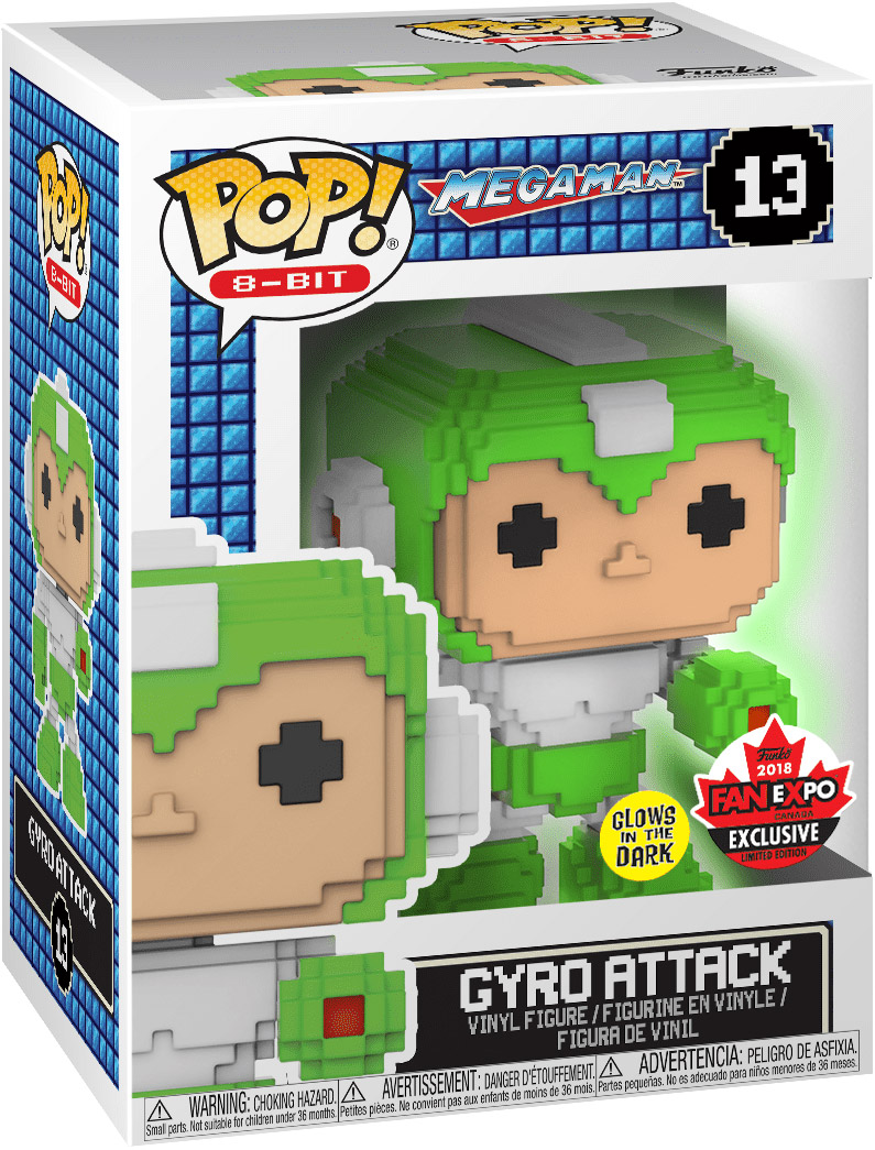 Figurine Pop Mega Man #13 pas cher : Gyro Attack - 8-Bit & Brillant ...