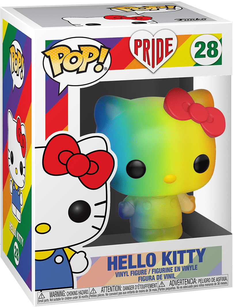 Figurine Pop It Gets Better Project #28 pas cher : Hello Kitty - Arc-en ...