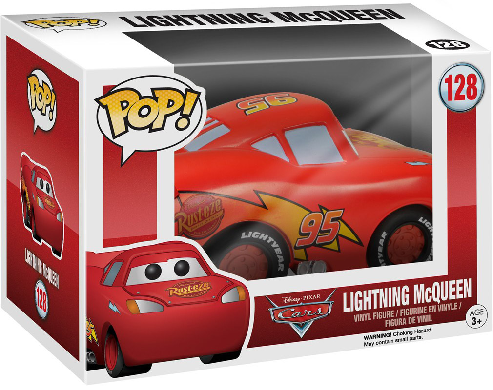 Figurine Pop Cars [Disney] #128 pas cher : Flash McQueen