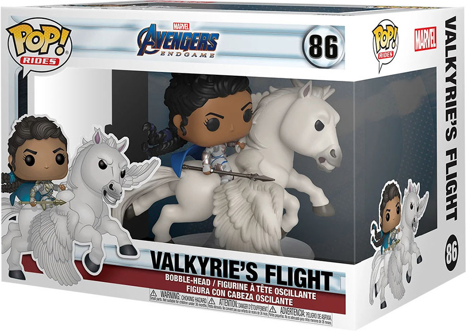 Figurine Pop Avengers : Endgame [Marvel] #86 pas cher : Valkyrie à Cheval