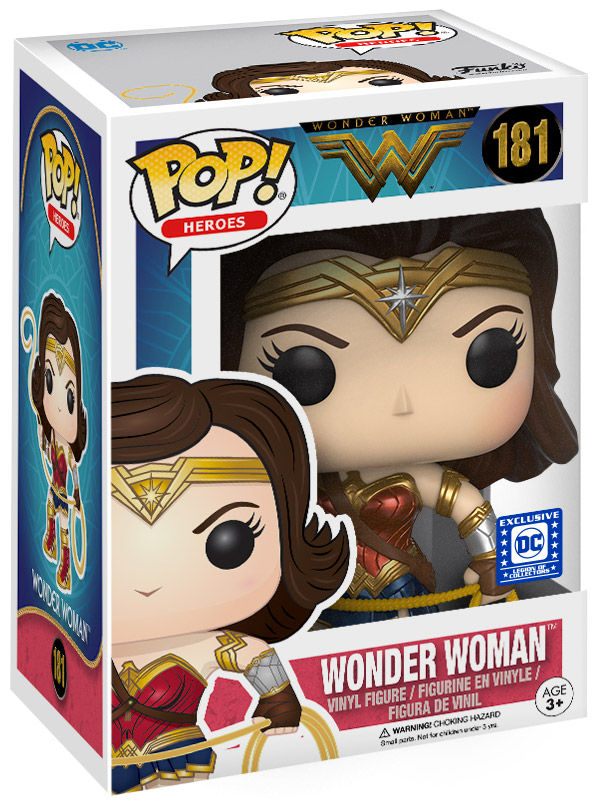 Figurine Pop Wonder Woman [DC] #181 pas cher : Wonder Woman - Lasso de ...