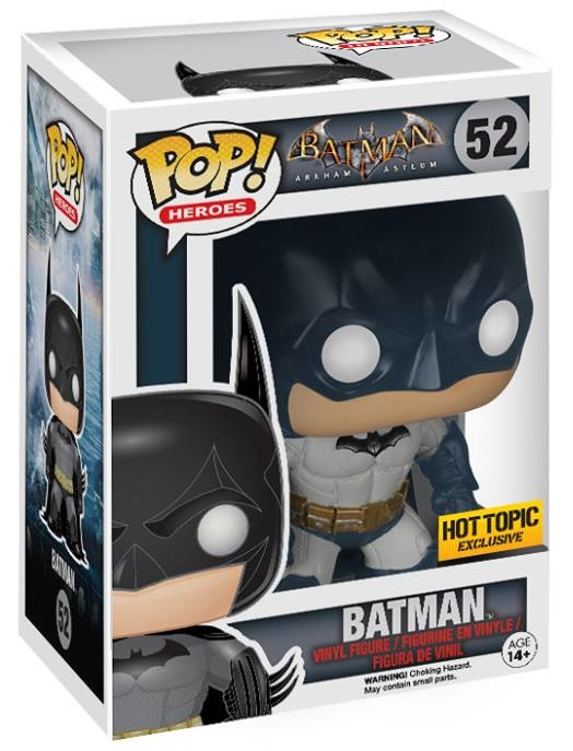 Figurine Pop Batman Arkham Asylum #52 pas cher : Batman Bleu