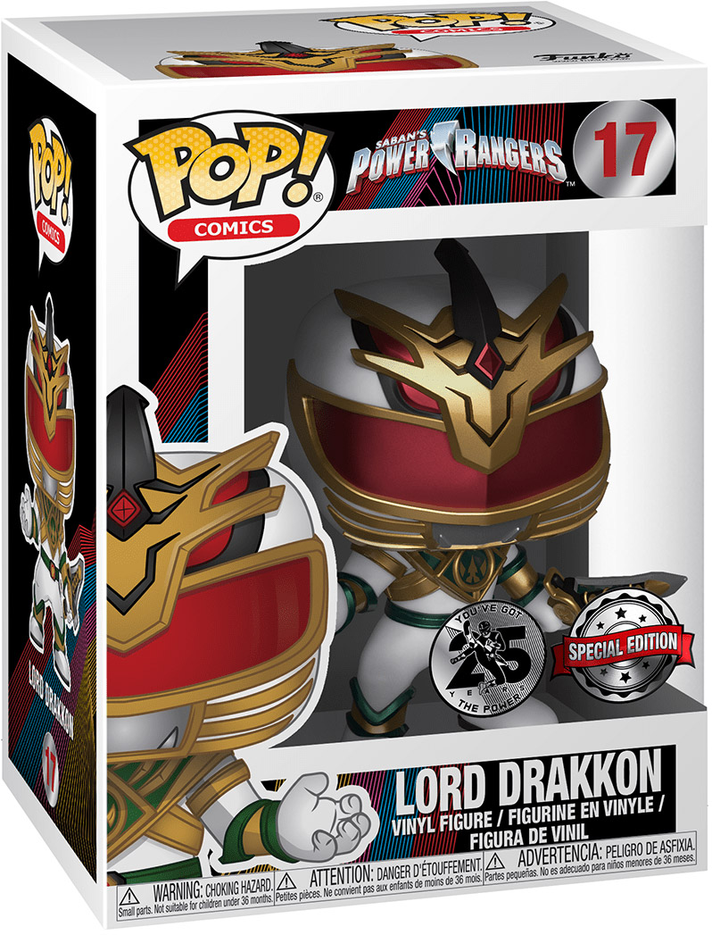 Figurine Pop Power Rangers 17 Pas Cher Lord Drakkon