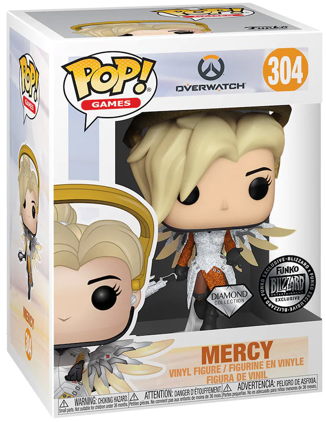 Figurine Pop Overwatch #304 pas cher : Mercy - Diamant
